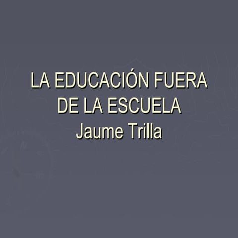 Educación No Convencional | PPT