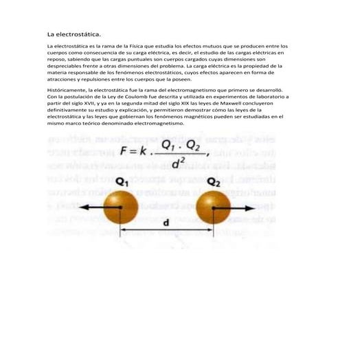 Electrostatica electrodinamica y electrodinamica | PPTX