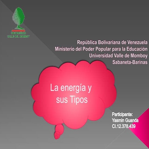 La energia y sus tipos | PPTX
