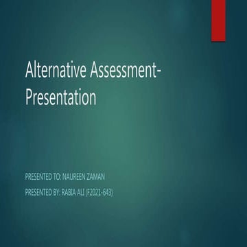 Presentation instructions and tips | DOC