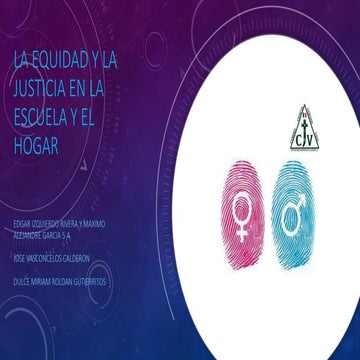 La equidad y la justicia | PPTX