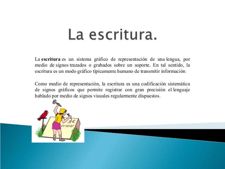 La escritura