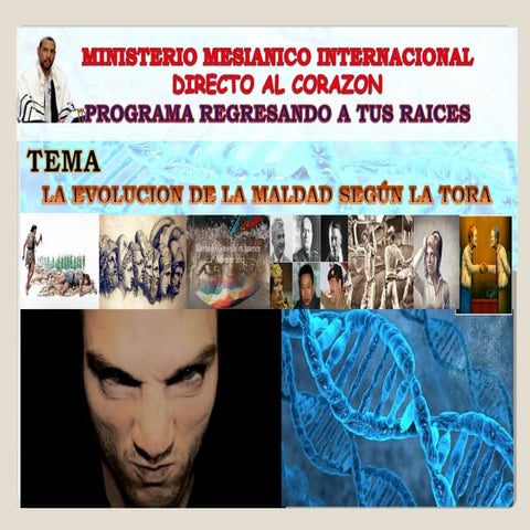 LA EVOLUCIÓN DE LA MALDAD | PPT