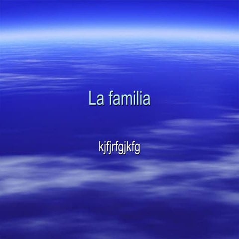 La familia | PPT