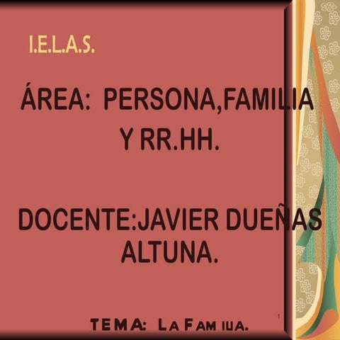 La familia | PPT
