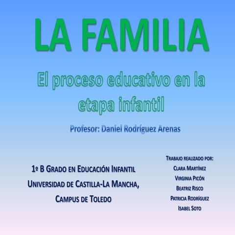 La familia | PPTX