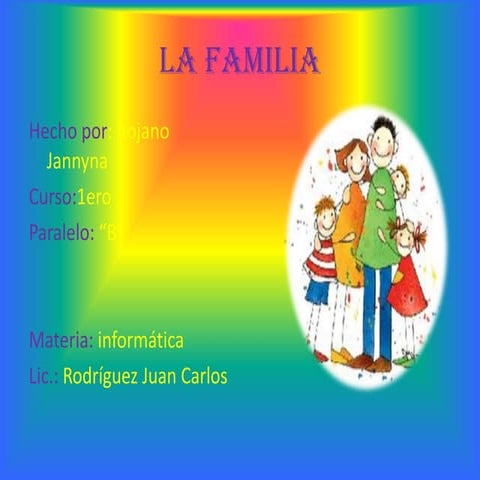 La familia | PPTX