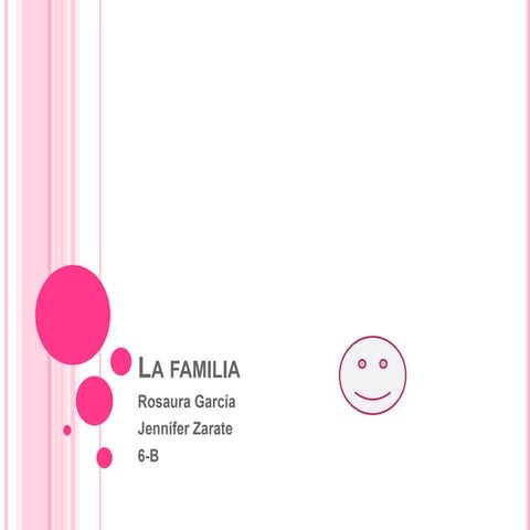La familia Rosaura y Jennifer | PPTX