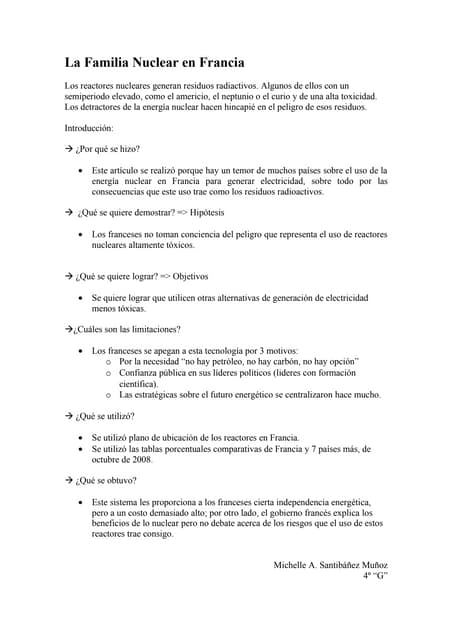 La Familia Nuclear En Francia Pdf