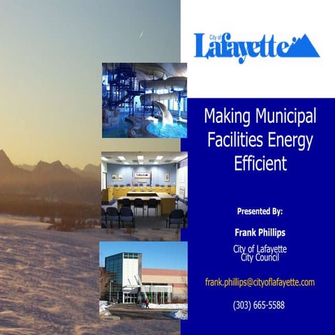 Lafayette Performance Contract Presentation For CML | PPT