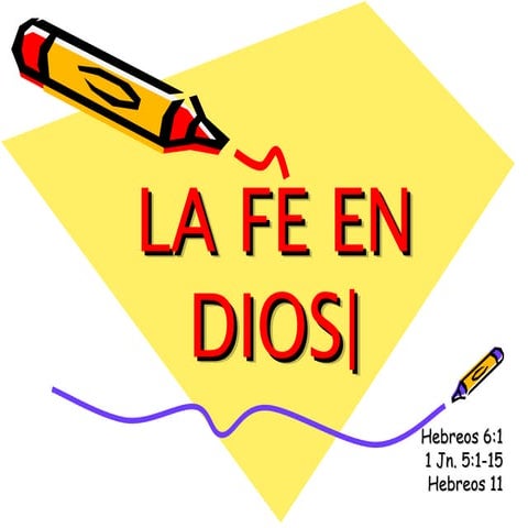 LA FE EN DIOS.ppt LA FE EN DIOS.PPTMMMMM | PPT