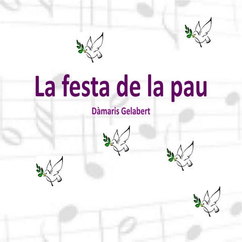 La Festa De La Pau | PPTX