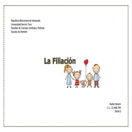 La filiacion | PPT