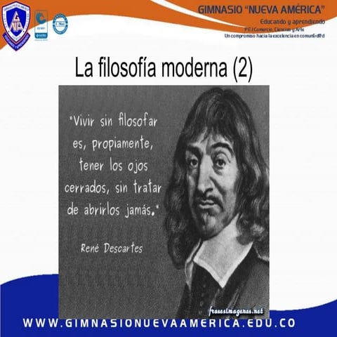 La filosofía moderna 2 | PPTX