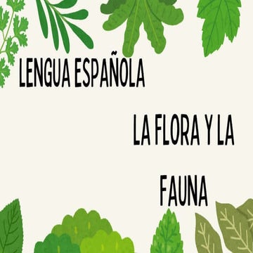 La flora dominicana | PPTX