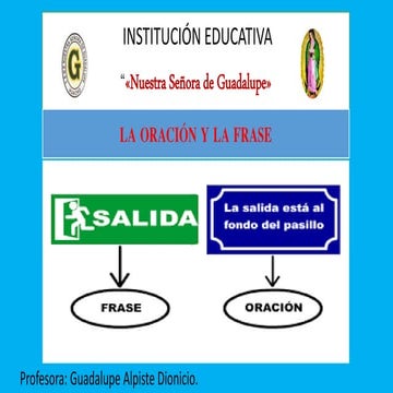 La frase y oracion 2 | PPTX