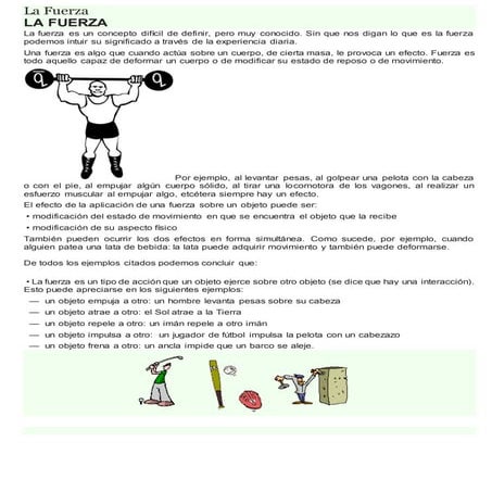 La fuerza quinto | PPTX