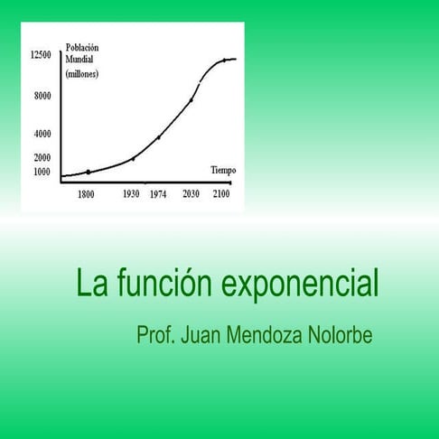 La Funcion Exponencial | PPT
