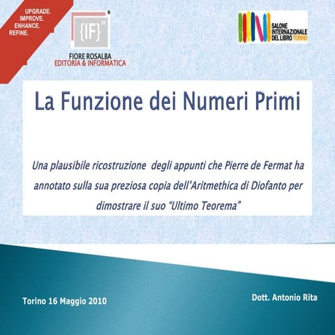 La funzione dei numeri primi | PDF