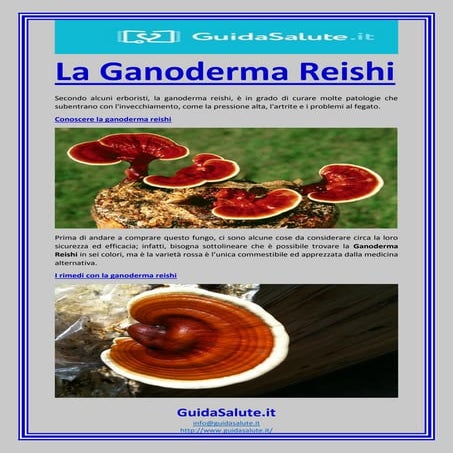 La ganoderma reishi | PDF
