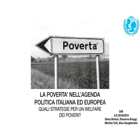 Sconfiggere la poverta | PPTX