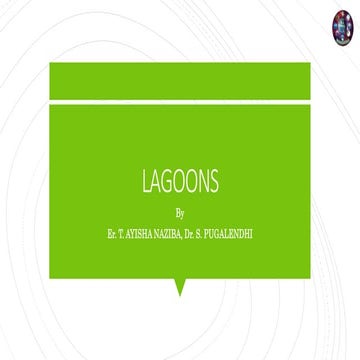 LAGOONS - aquatic ecosystems with unique hydrological and ecological ...
