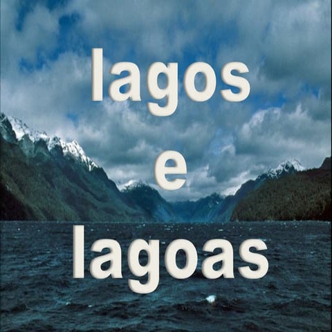 Lagos lagoas | PPT