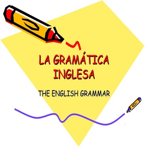 La gramática inglesa | PPT