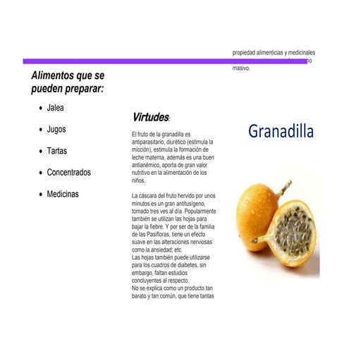 Granadilla | PPTX