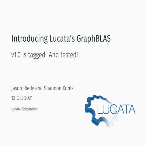 Lagraph 2021 10 13 Ppt