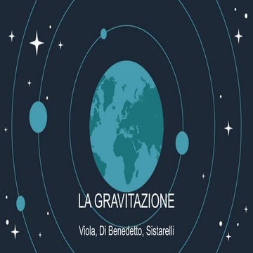 La gravitazione | PPT