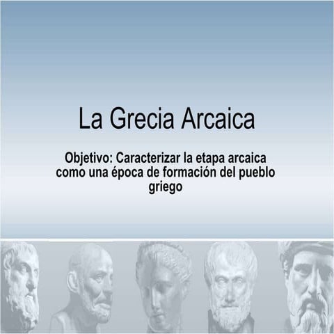 La grecia arcaica | PPTX