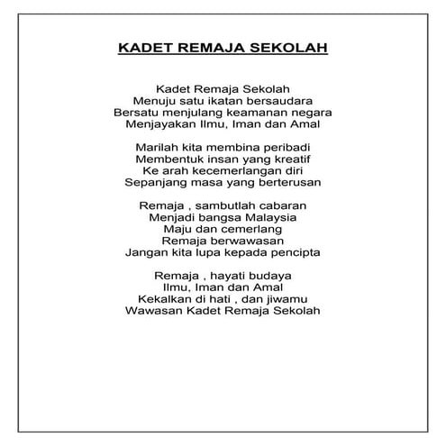 Maksud logo dan bendera krs | DOCX