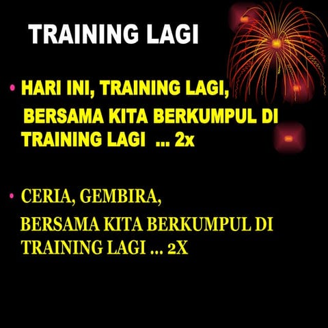 LAGU-LAGU PELATIHAN.pptgbgbgthbtbtebebnymkil | PPT