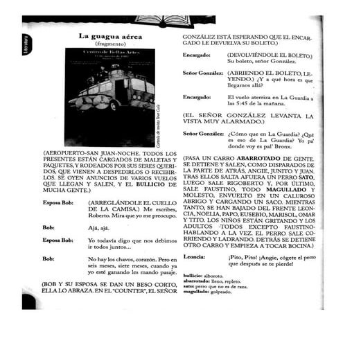 La guagua aérea lectura | PDF