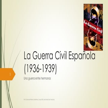 La Guerra Civil Española (1936 1939) | PPTX