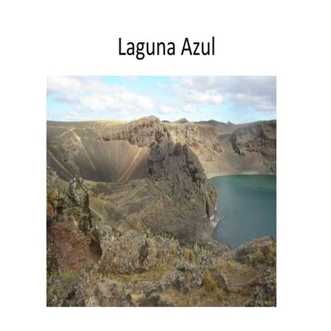 Laguna azul | PPTX