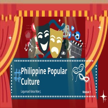 Understanding Culture and Popular Culture in the Philippines | PPTX