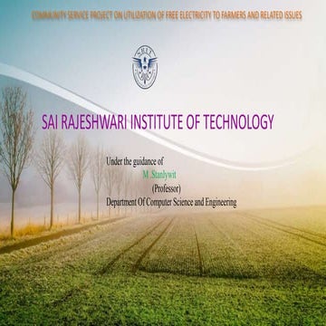 Community service project ppt | PPTX