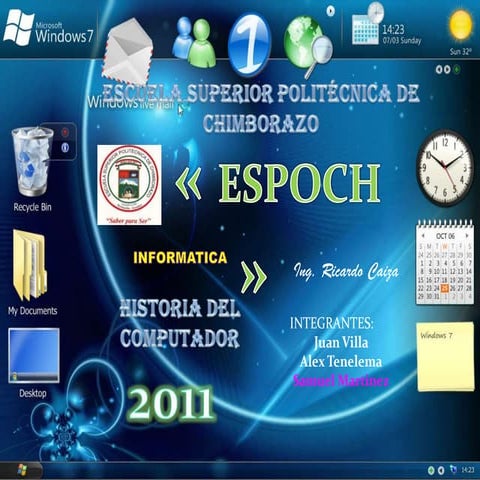 La historia del computador | PPTX | Computing | Technology & Computing