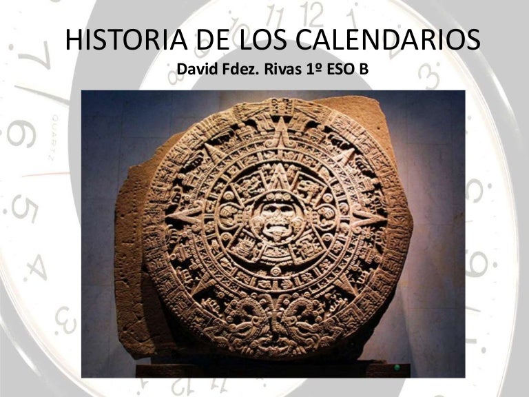 Medida del tiempo (II): Calendarios