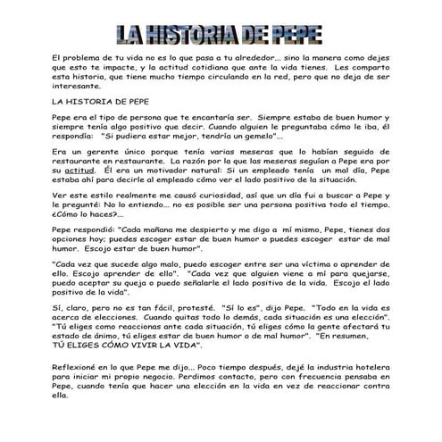 La historia de Pepe | DOC