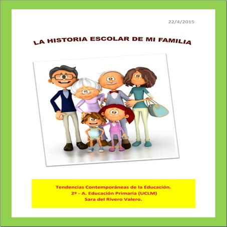 La Historia Escolar De Mi Familia Pdf