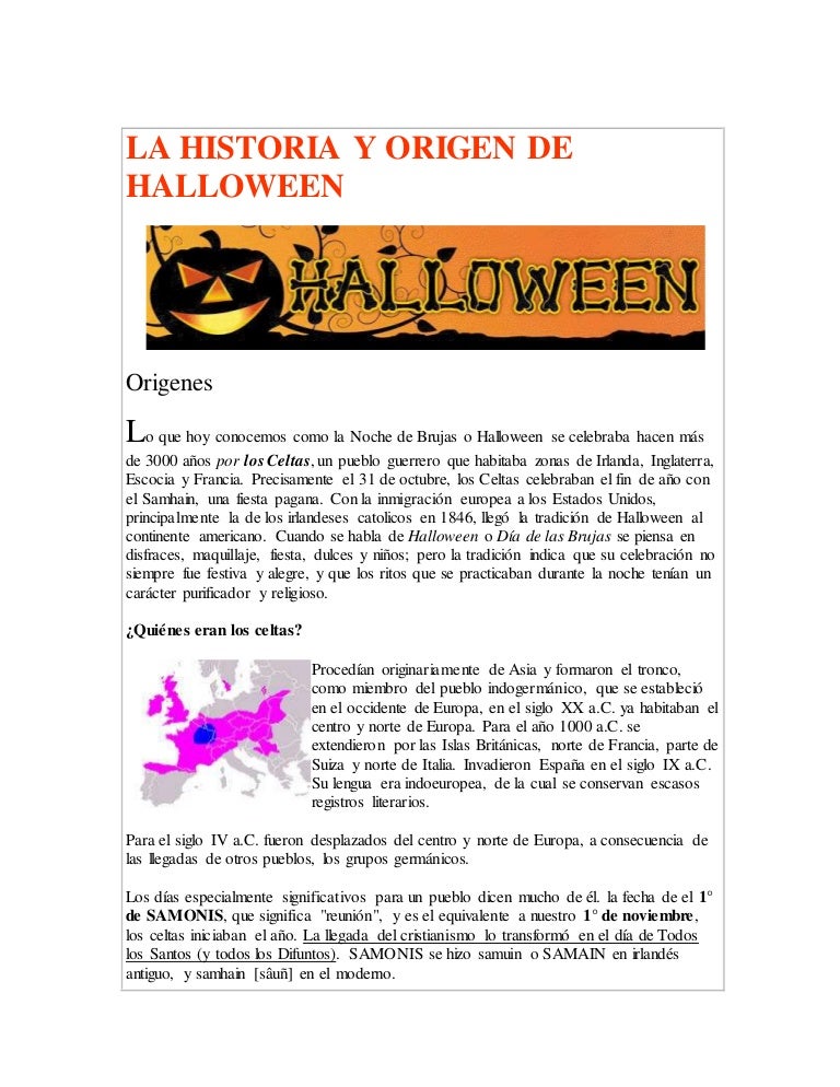 Origen De Halloween
