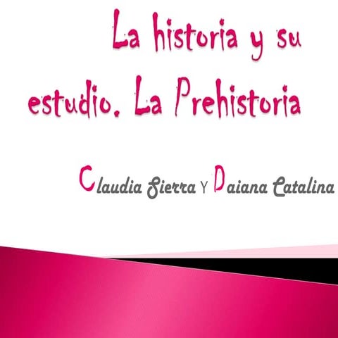 La historia. Fuentes y etapas. Presentación en Power Point | PPTX