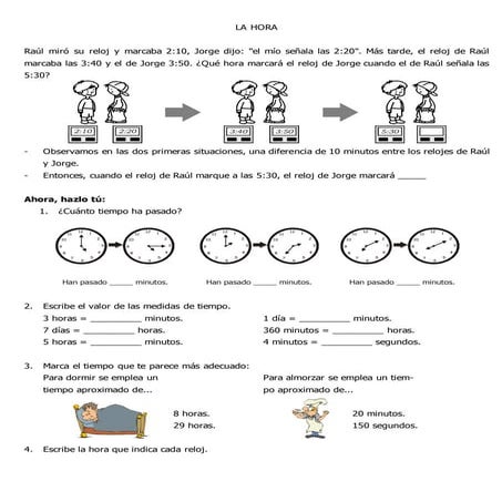 Las Horas, Minutos Y Segundos Ficha Interactiva Classroom,, 51% OFF