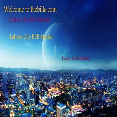 Lahore City B2B Market Place | PPT