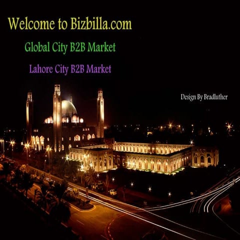 Lahore city b2b | PPTX