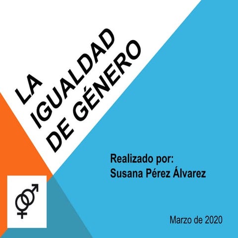 La igualdad de genero | PPTX