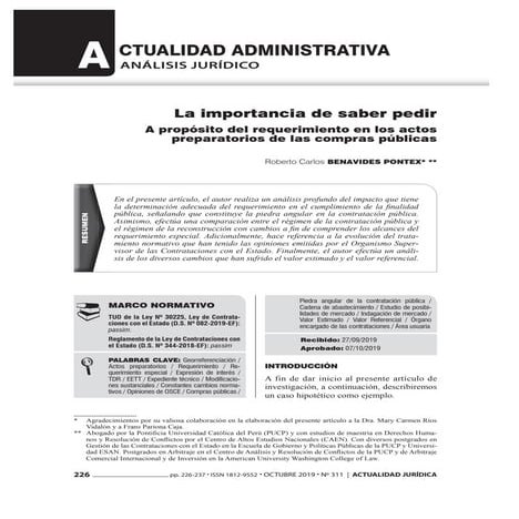 La importancia de saber pedir roberto benavides pontex | PDF